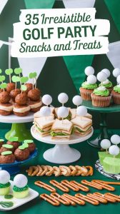 35 Irresistible Golf Party Snacks and Treats - celebrationgoals.com