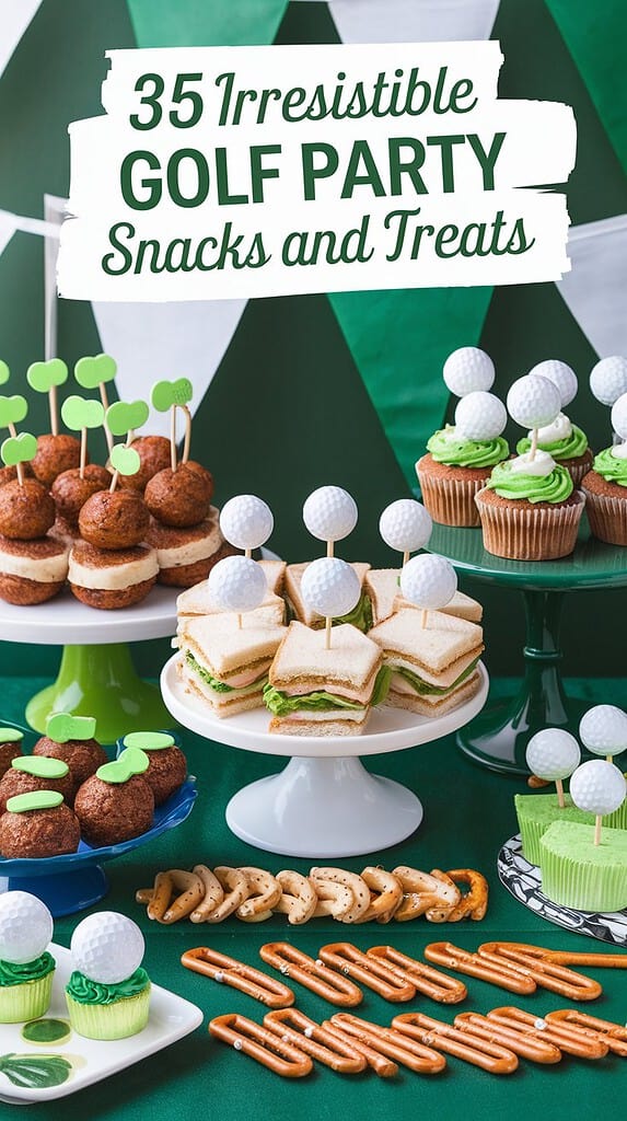 35 Irresistible Golf Party Snacks and Treats - celebrationgoals.com