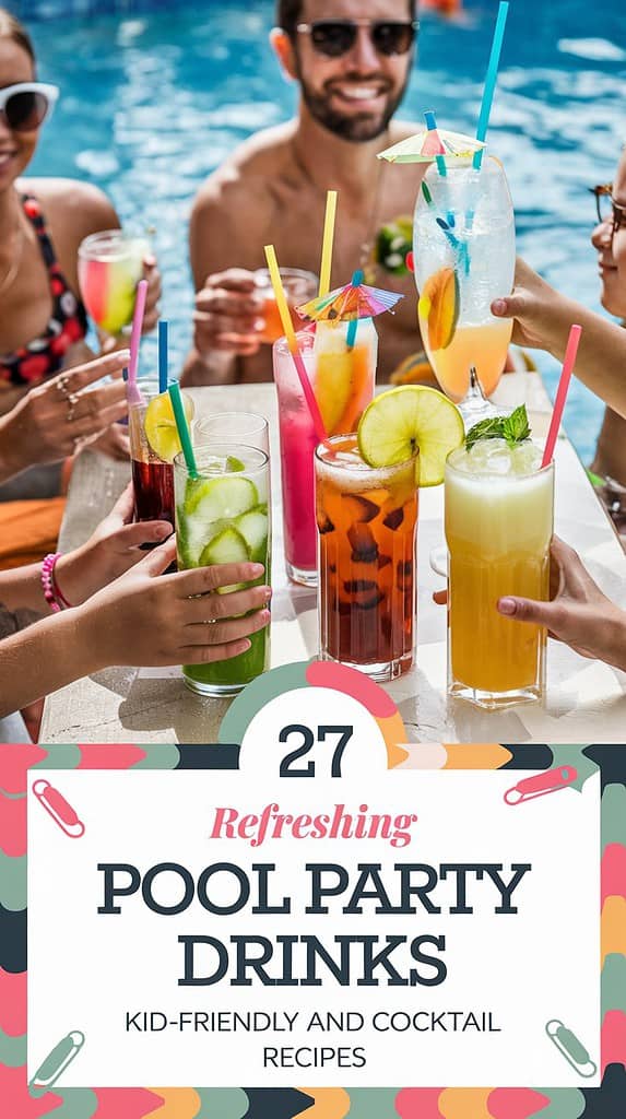 27 Refreshing Pool Party Drinks: Kid-Friendly and Cocktail Recipes ...